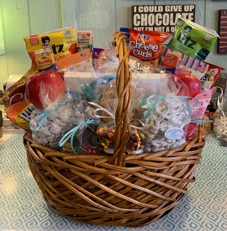 Snacks & Sweets Gift Basket | Zipf’s Candies by Sweet Surprises
